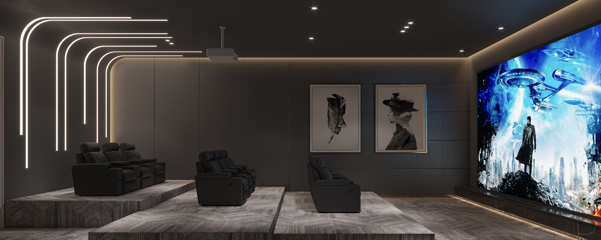 Luxury Home Theater Design Ideas