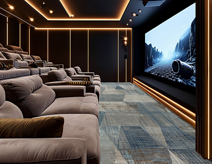 10 Luxury Home Theater Design Ideas with Rugs & Décor