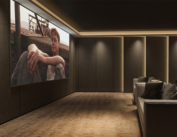 10 Luxury Home Theater Design Ideas with Rugs & Décor