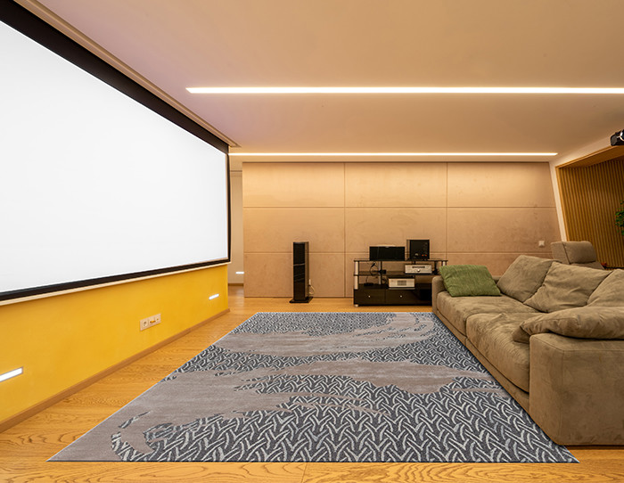 10 Luxury Home Theater Design Ideas with Rugs & Décor
