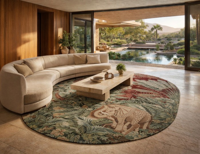 How Curved Furniture Is Rewriting Rug Rules in 2026