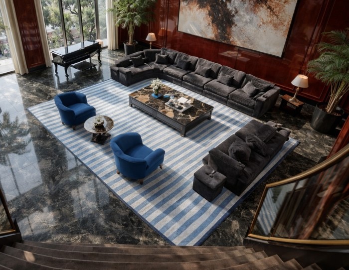 Abrash Collection: Flatweave Rugs for Bold Interiors