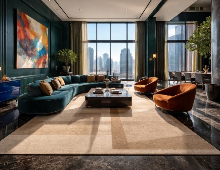 Abrash Collection: Flatweave Rugs for Bold Interiors