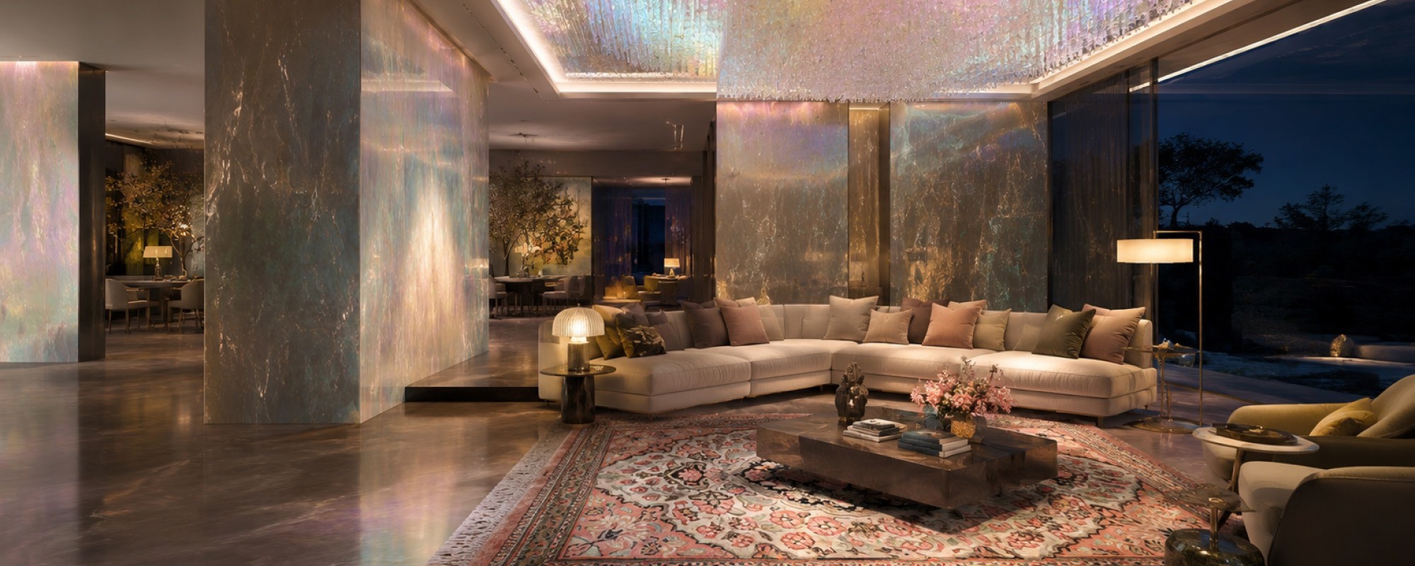 Opalescent Color & Celestial Rugs: 2026 Decor Trends