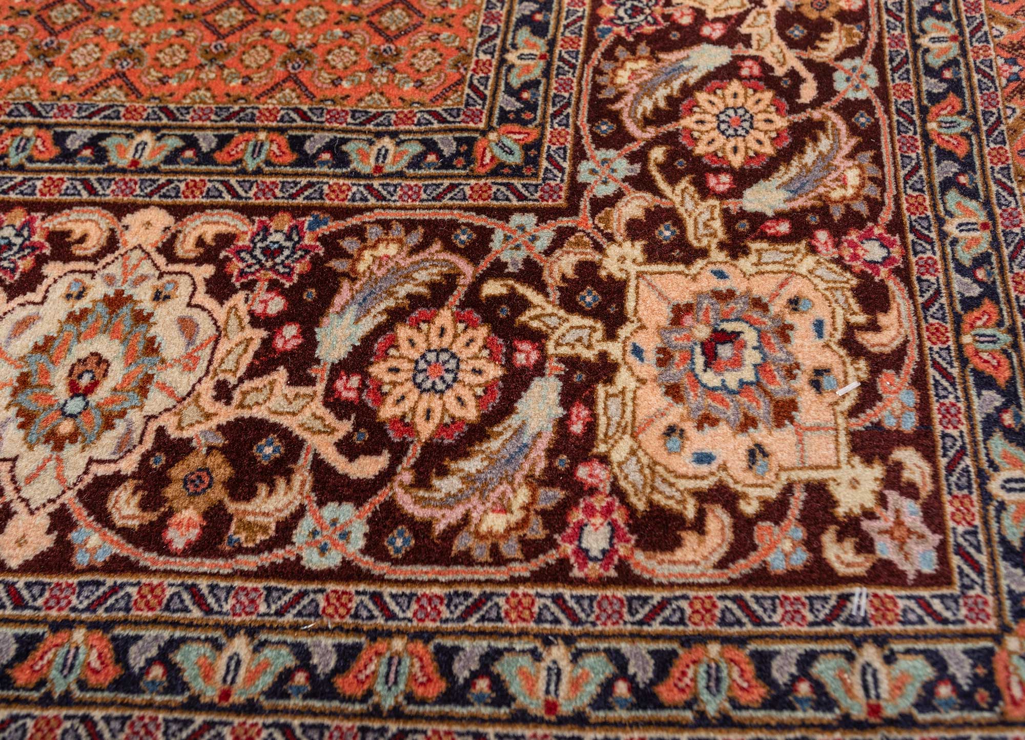 Aalam Red & Orange Hand Knotted Wool Rugs-Pae-6326-Jaipur Rugs US