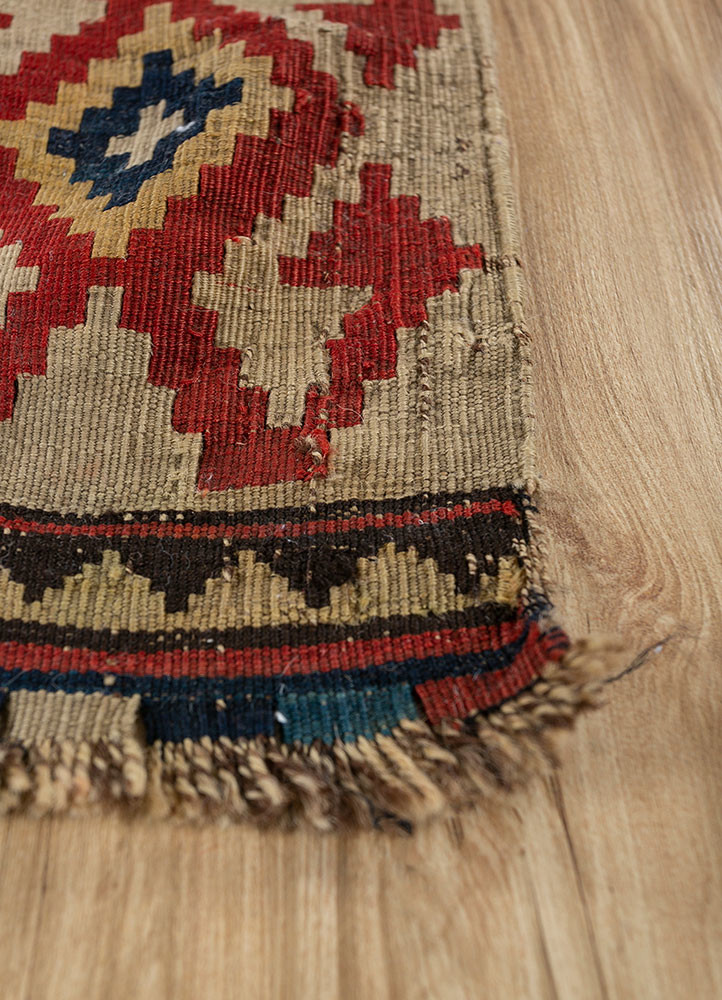 Nuray Red & Orange Hand Knotted Wool Rugs-Pae-4450-Jaipur Rugs US
