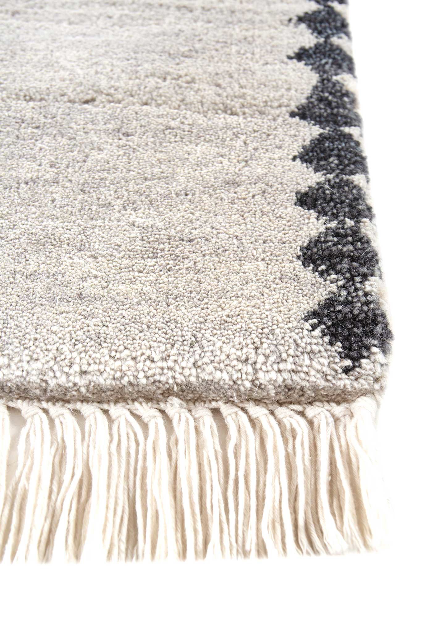 Freedom Manchaha Ivory Hand Knotted Wool & Silk Rugs-Lub-8618-Jaipur ...