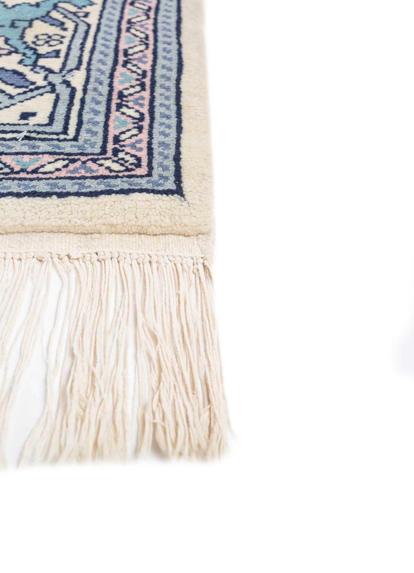 Aalam Blue Hand Knotted Wool Rugs-Pae-5605-Jaipur Rugs IN