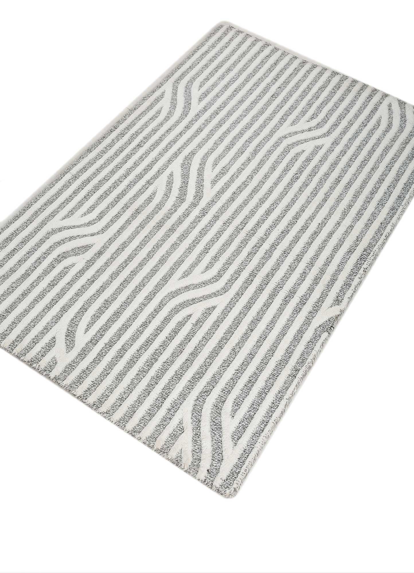 Aprezo Ivory Hand Knotted Acrylic Rugs-Aiar-3016-Jaipur Rugs IN