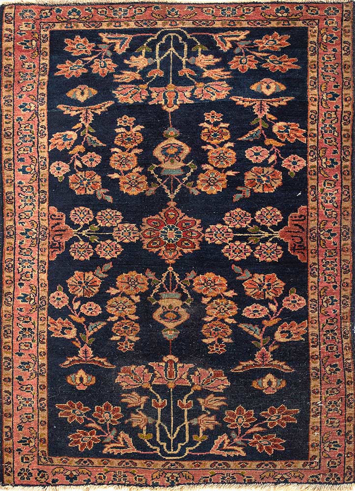 Kiaan Blue Hand Knotted Wool Rugs-Paem-1550-Jaipur Rugs AE